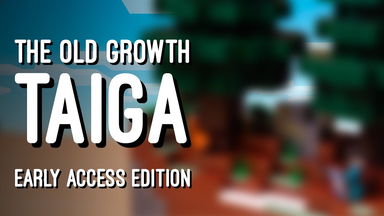 The Old Growth Taiga | Custom LEGO Minecraft World (Early Access ...