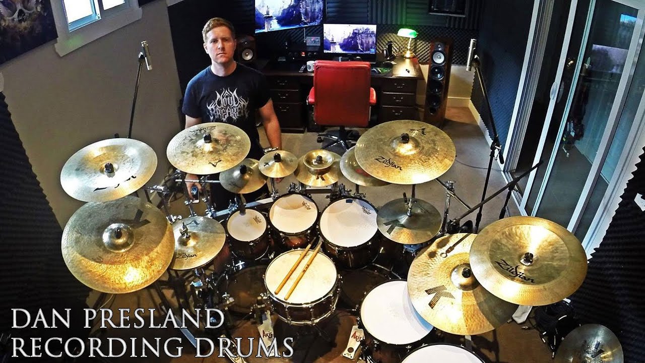 Dan Presland (Ne Obliviscaris) recording drums for new Demonstealer ...