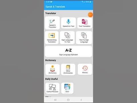 Sign Language to text and Text to Sign language - YouTube