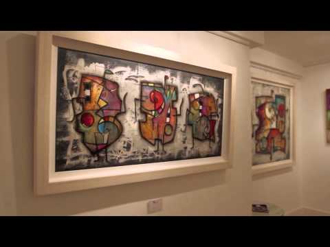 Eric Waugh Exhibit at Gallery Rouge UK - YouTube