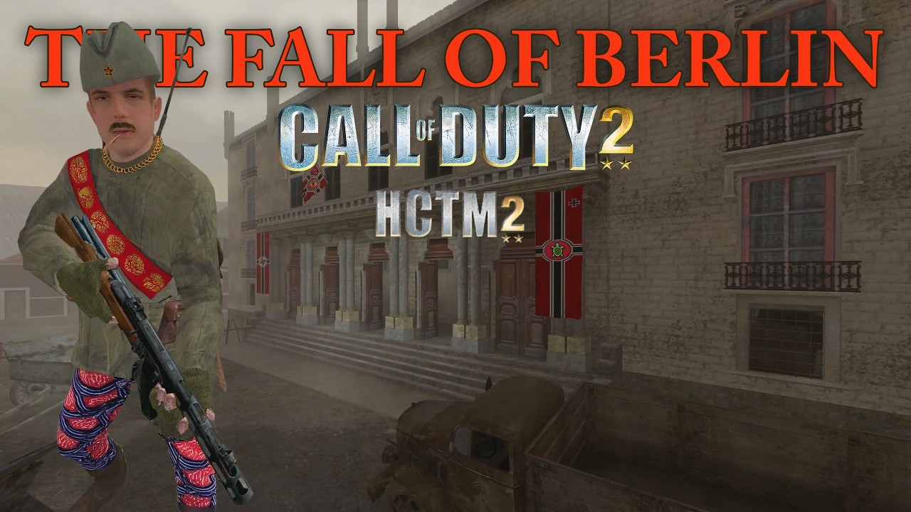 Call of Duty 2: The Fall of Berlin HCTM2 Gameplay VETERAN custom - YouTube