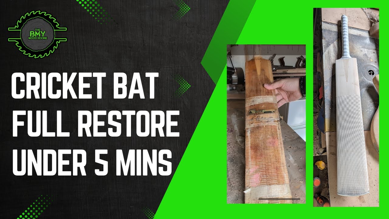 Ashes to Sixes: Cricket Bat Gets EPIC Restore in UNDER 5 MINS! #Cricket ...