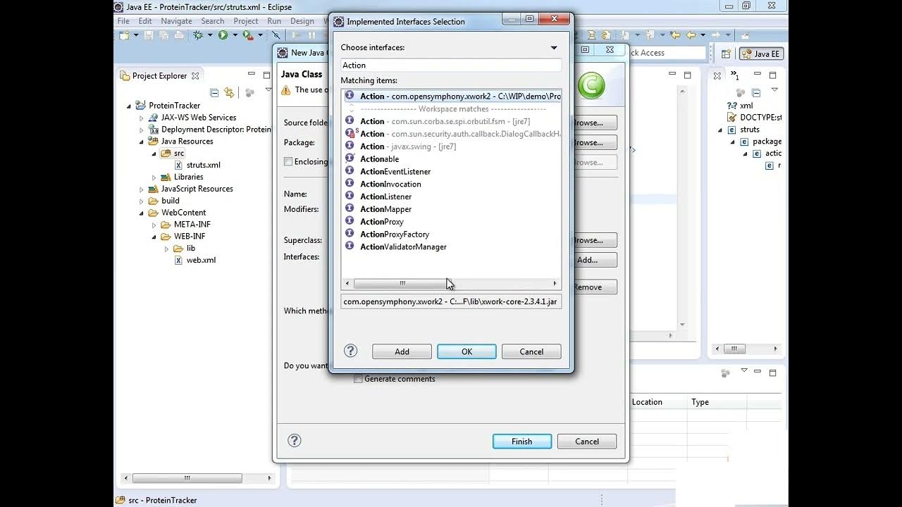 struts 2 hello world example in eclipse - YouTube
