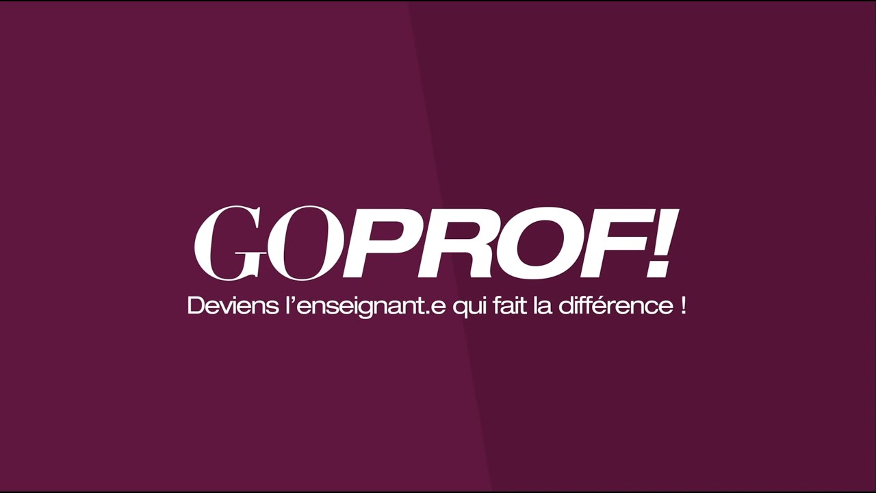 GOPROF! - Tout savoir sur la réforme des formations initiales des ...