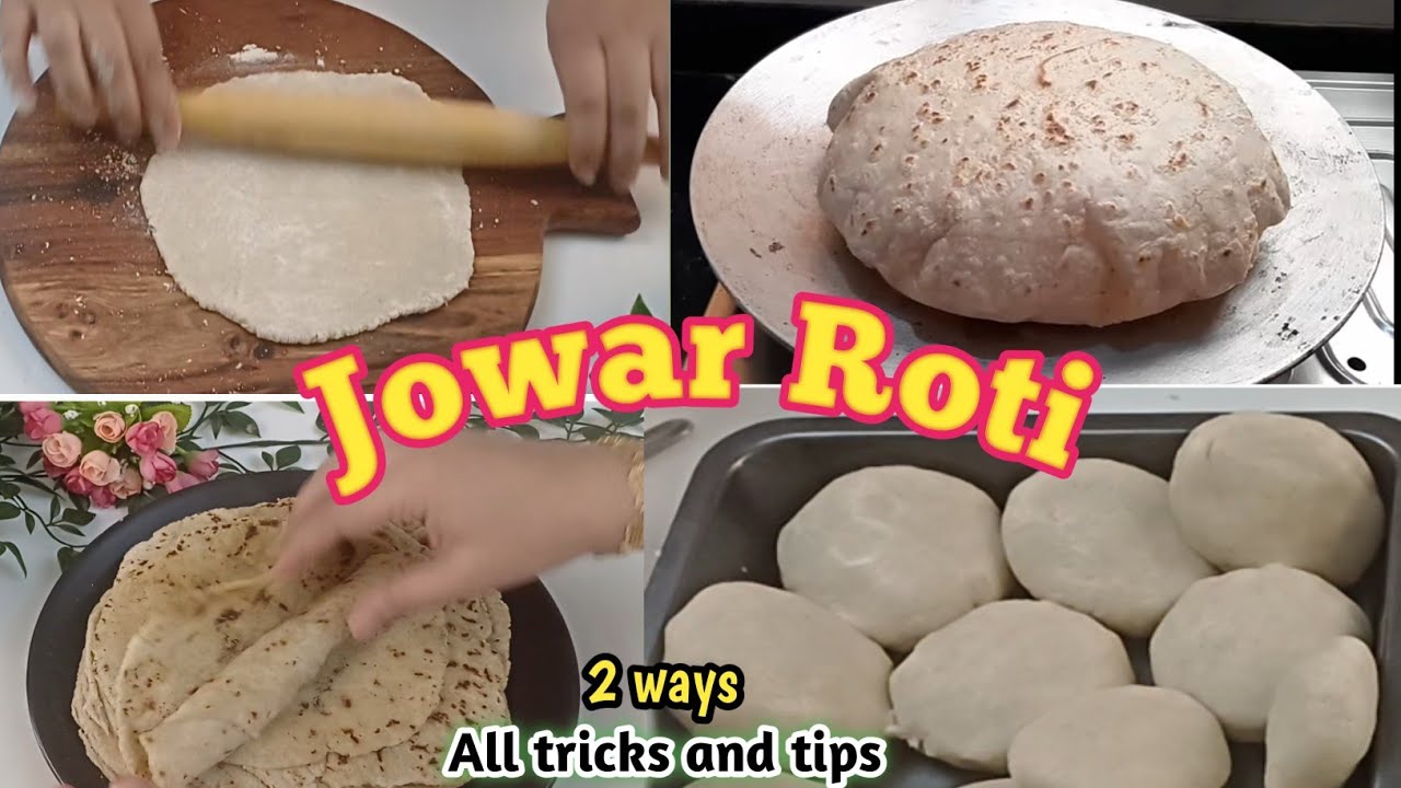 “Soft Jowar Roti Recipe | Gluten-Free Indian Flatbread | Easy Tips for ...