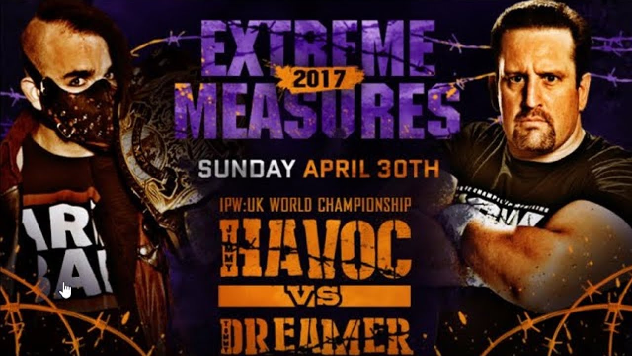 IPW:UK Extreme Measures Jimmy Havoc vs Tommy Dreamer highlights - YouTube
