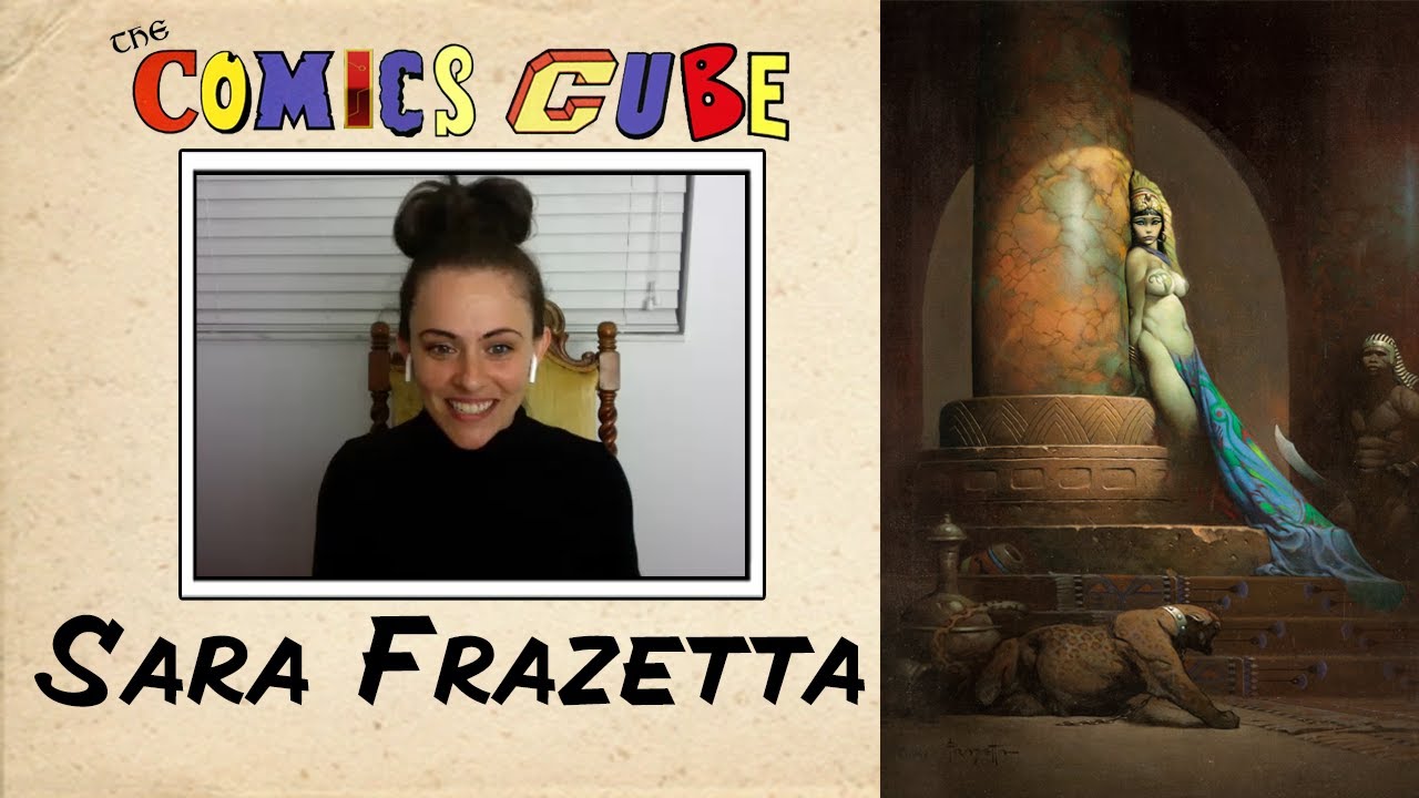 Sara Frazetta on Frank Frazetta and Frazetta Girls - YouTube