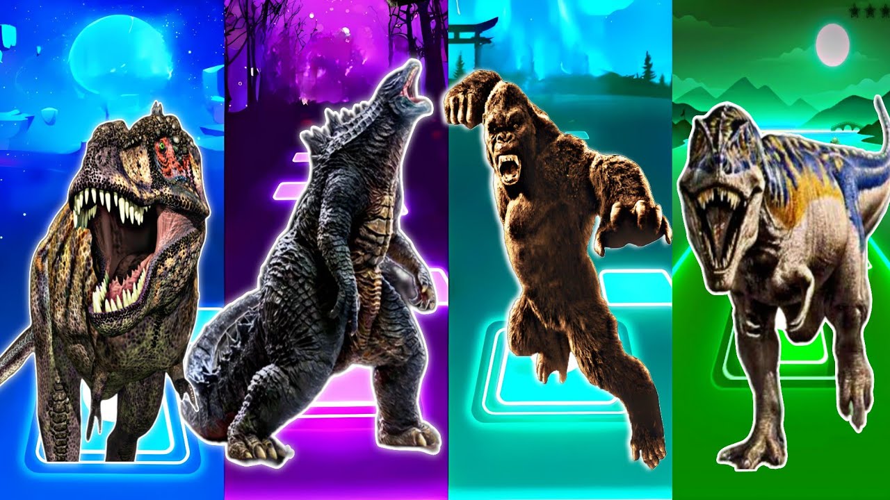 Jurassic World indoraptor🆚Godzilla🆚 King kong🆚 The indoraptor T-rex ...