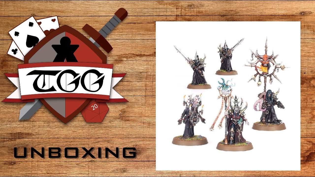 Warhammer 40K Chaos Space Marines Dark Commune Unboxing - YouTube