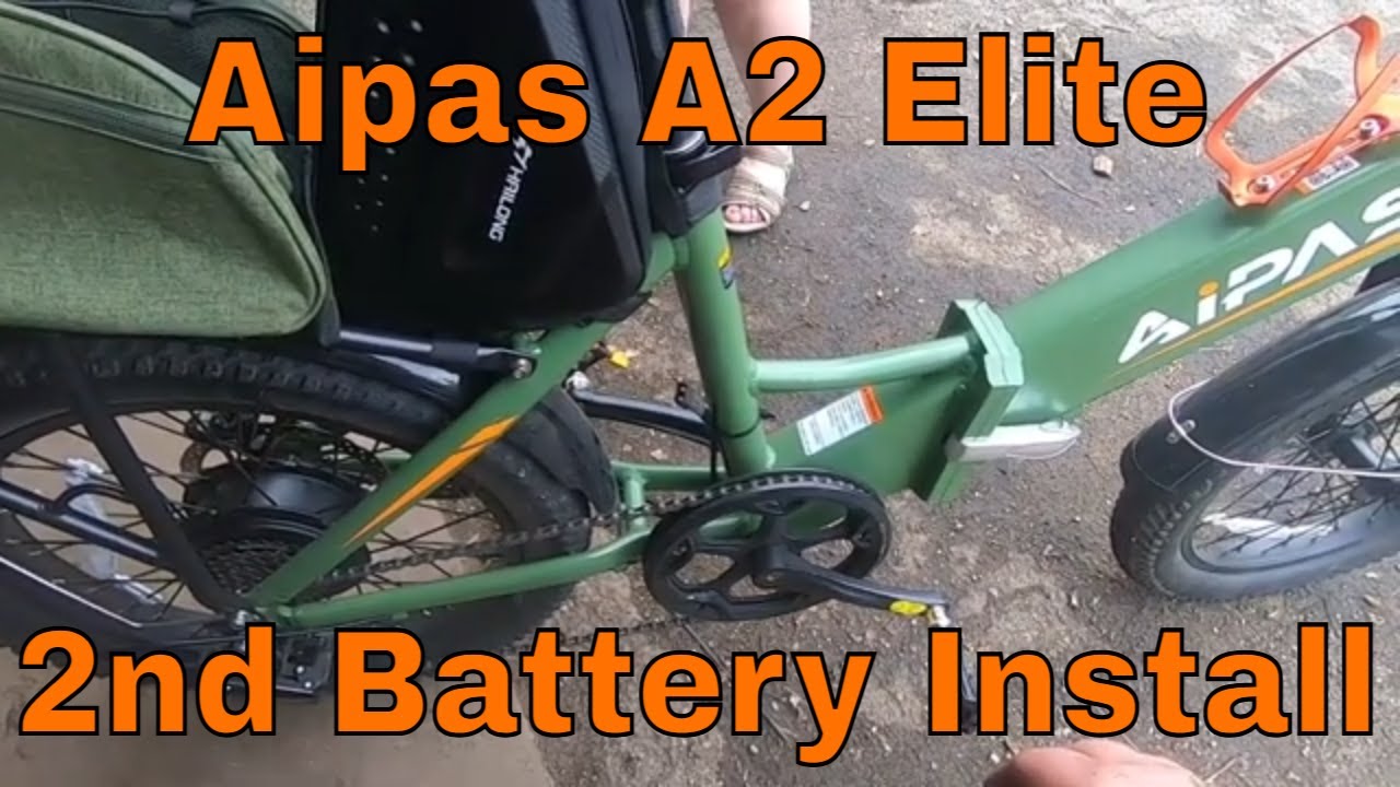 Aipas A2 Elite Add a 2nd Battery For Longer Range - YouTube