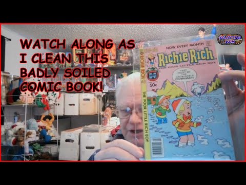 Using a Clic Eraser to Clean Comics. - YouTube