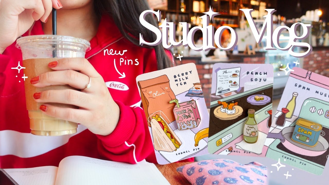 Studio Vlog (Pt 2) 🌟 shop update prep continued, photographing art ...