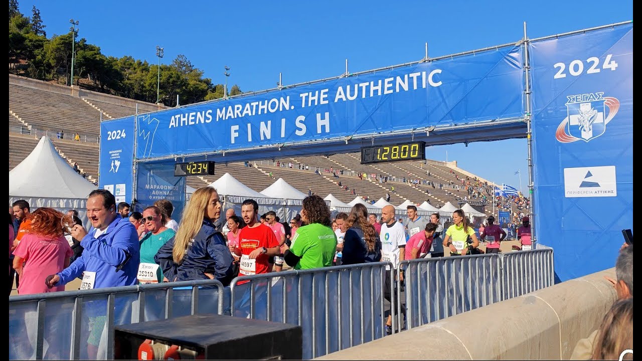 Athens Marathon 2024 4k - YouTube
