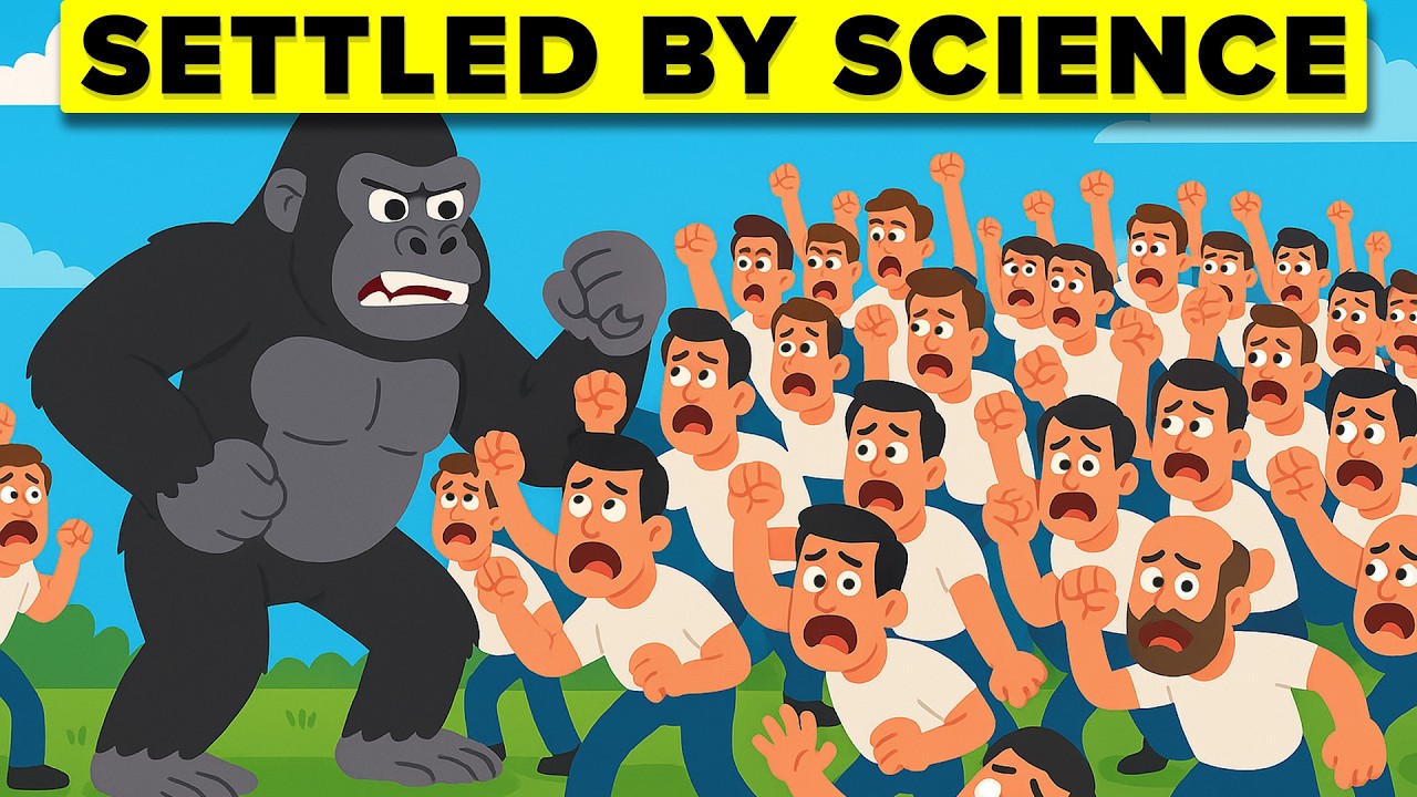 100 AVERAGE MEN vs 1 GORILLA - WHO WOULD WIN - YouTube