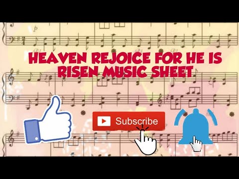 HEAVEN REJOICE FOR HE IS RISEN (MISA DEGALYO) l MUSIC SHEET