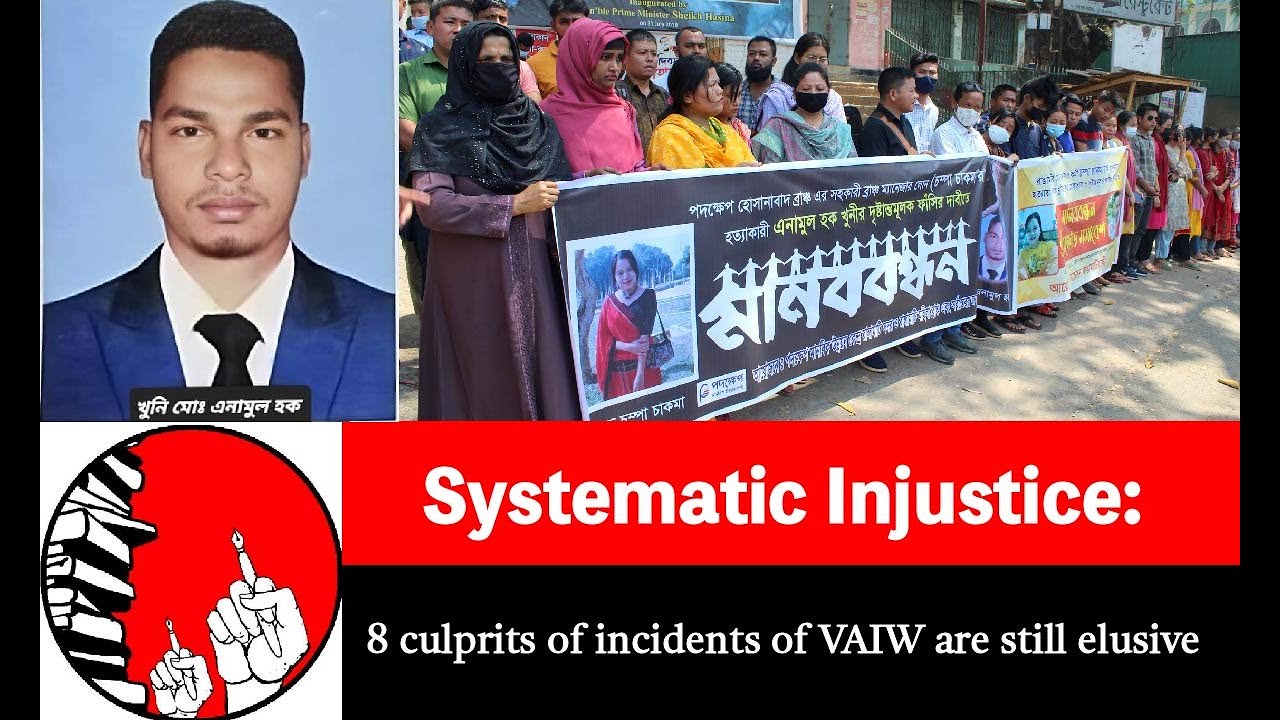 Systematic Injustice: 8 culprits of incidents of VAIW are still elusive ...