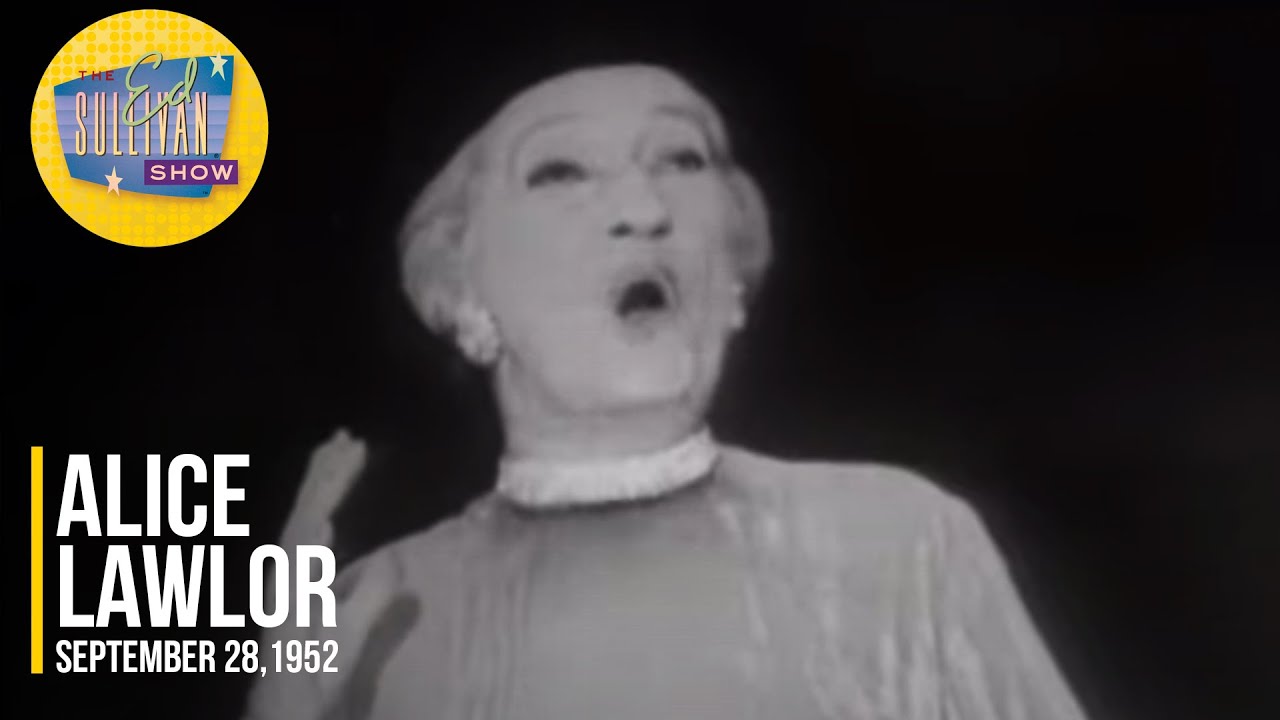 Alice Lawlor "East Side West Side" on The Ed Sullivan Show - YouTube