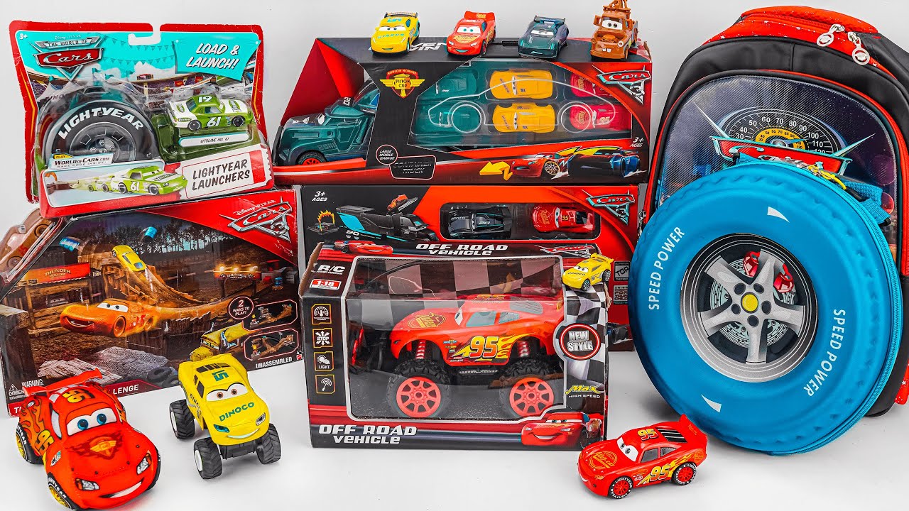 Disney Pixar Cars Unboxing Review l Lightning McQueen Speed Power | Doc ...