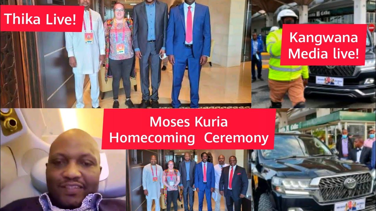Thika Stadium Arrival //Waiting for Moses Kuria //Homecoming ceremony # ...