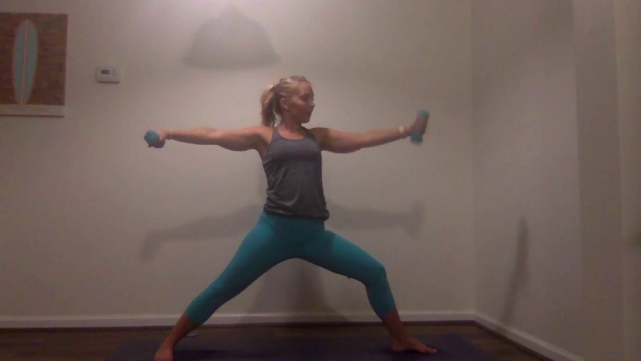 (Weighted) Power Yoga with Devan - YouTube