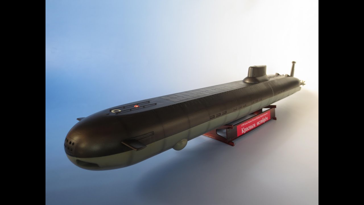 1/350 DRAGON RED OCTOBER TYPHOON CLASS MAKING:2 - YouTube