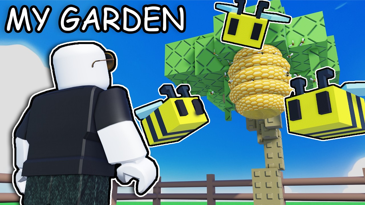 growing EVERYTHING in BEE UPDATE in Roblox grow a garden... - YouTube