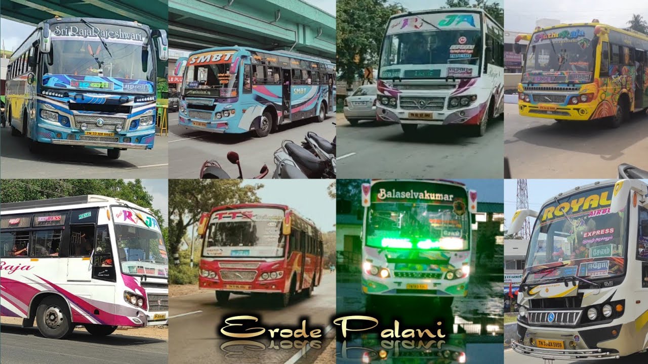 Erode Palani Private Buses - Hotel Raja | SMBT | BSBS | TTS | SRRBS ...