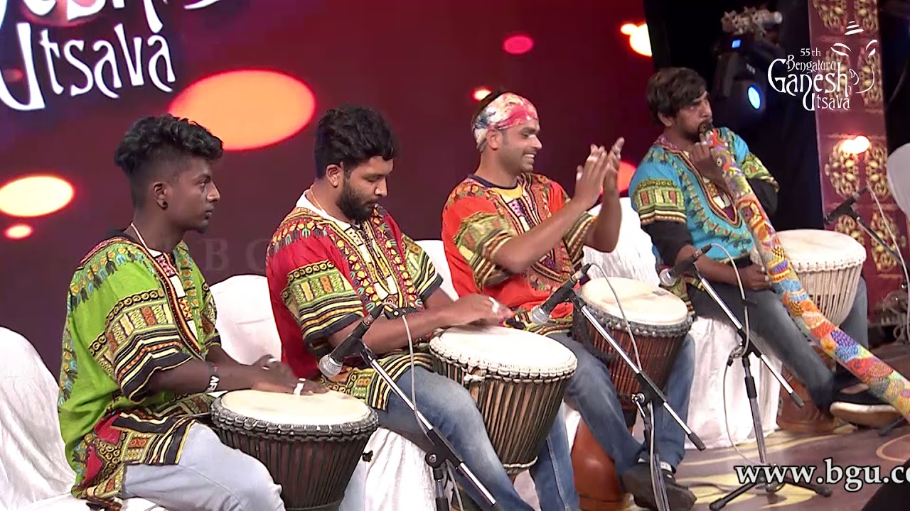 PERCUSSION ENSEMBLE Part -1 | Beat Gurus | 55th Bengaluru Ganesh Utsava ...
