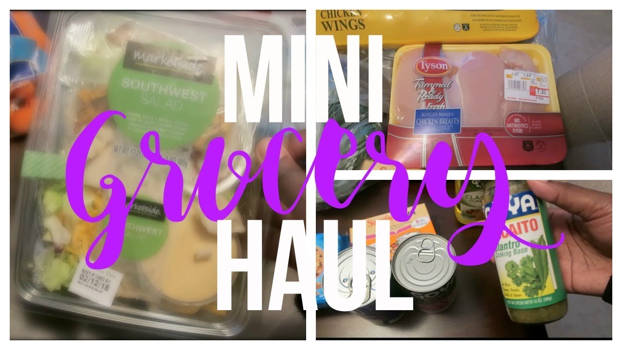 AFFORDABLE MINI GROCERY HAUL - YouTube