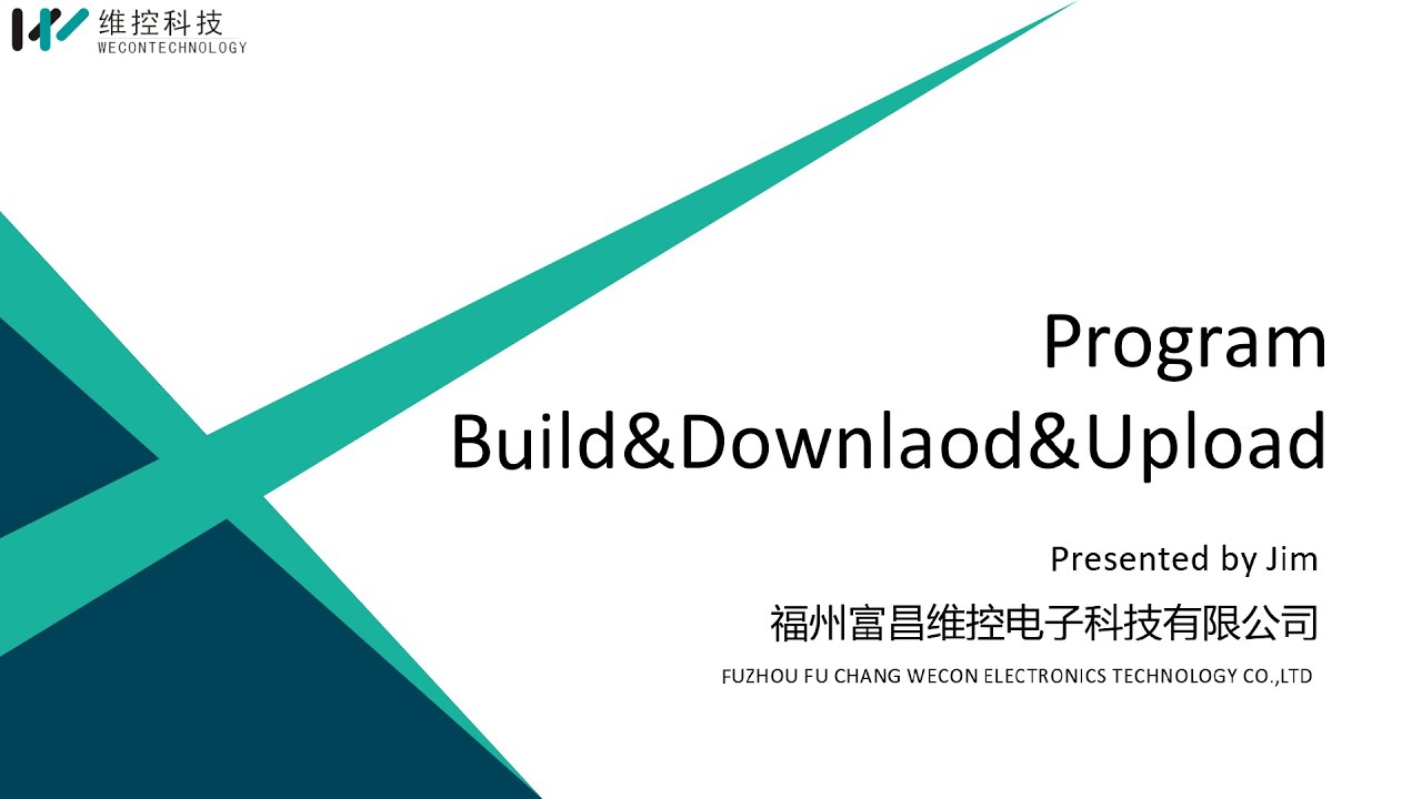 WECON 5V Training Video: 3 Program Build&Download&Upload - YouTube