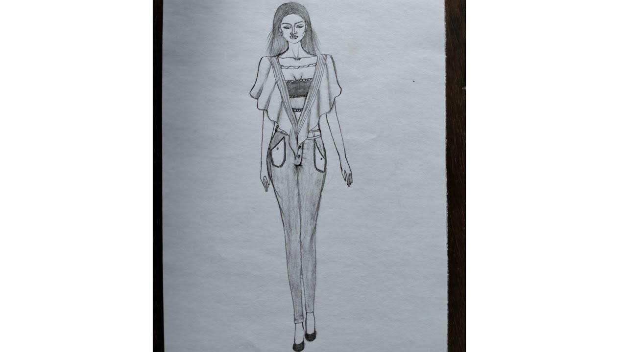 how to draw a girl step by step. - YouTube