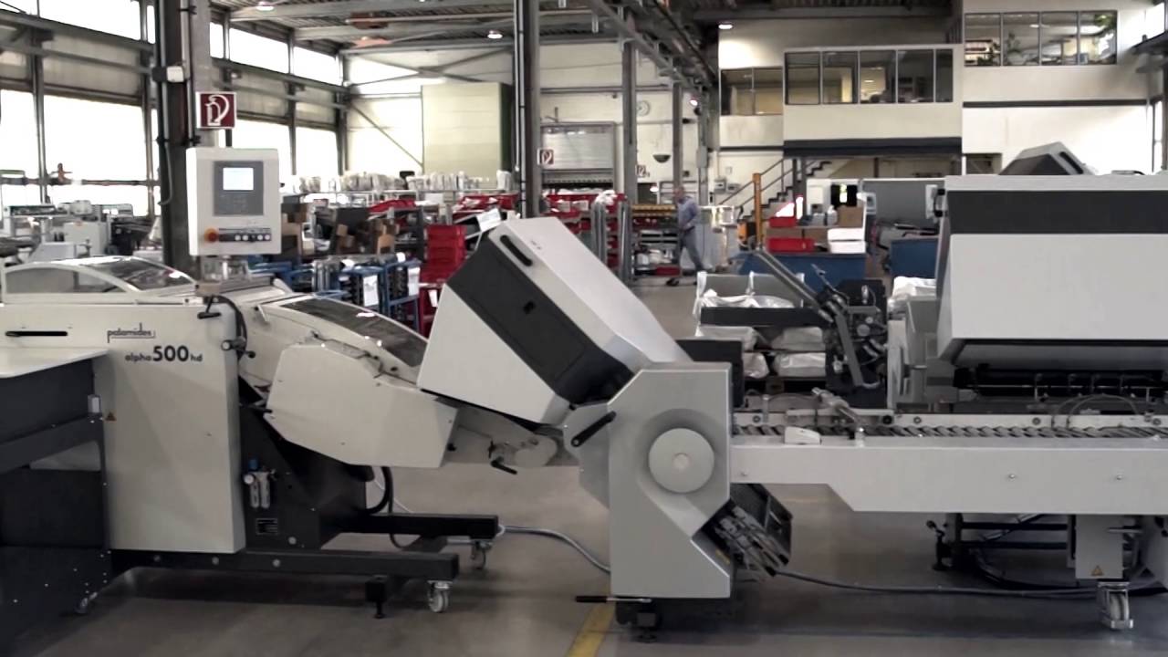 Stahlfolder TH 82-P. - YouTube