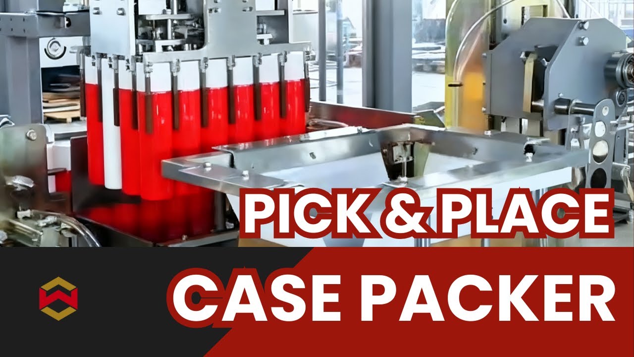 WIN-WIN PACK Pick and Place Case Packer with Clamp-Type Gripper for ...