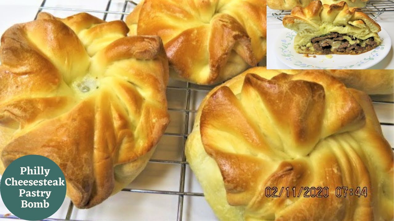 Philly Cheese Steak Pastry Bomb | Baking | Cooking | VECX FoodTV - YouTube