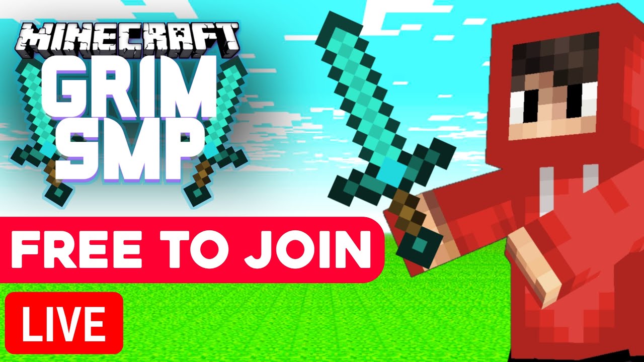 GRIM Minecraft SMP | Free To Join | Minecraft SMP Live - YouTube