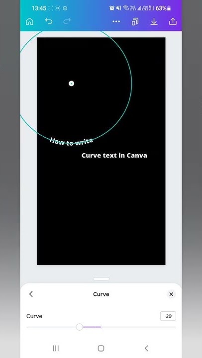 How To Write Curve Text In Canva | Canva Tutorial || Rajesh - YouTube