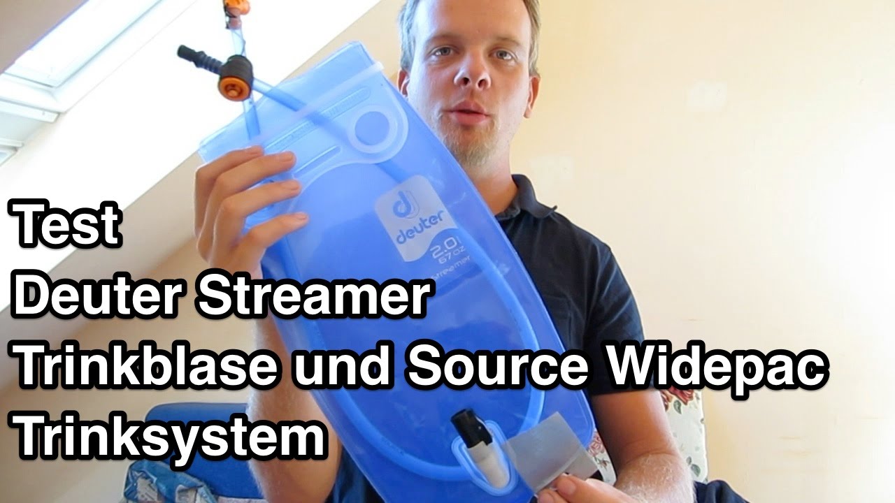 Test Deuter Streamer Trinkblase vs Source Widepac Trinksystem ...