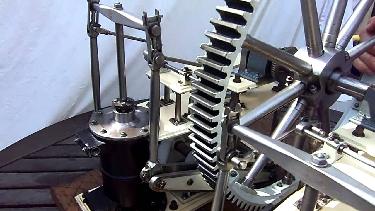 fantastic large marine beam engine. - YouTube