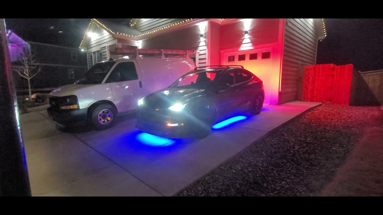 love my tesla light show - YouTube
