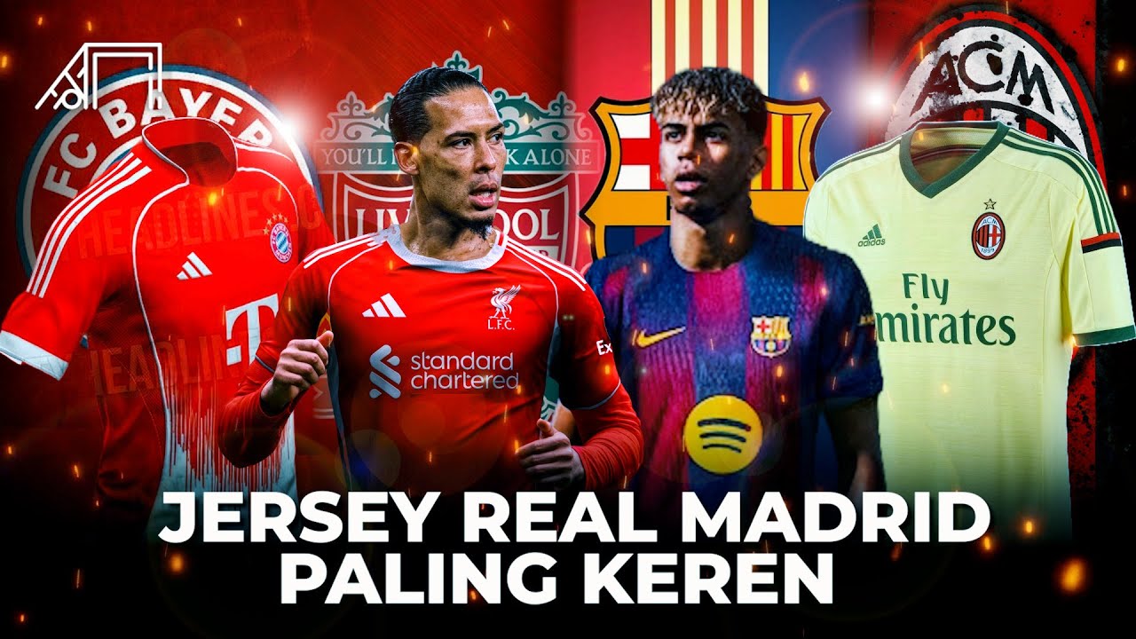 AC Milan Mirip Dress Muslimah Syar’i Barca Motif Kostum Badut Munchen ...