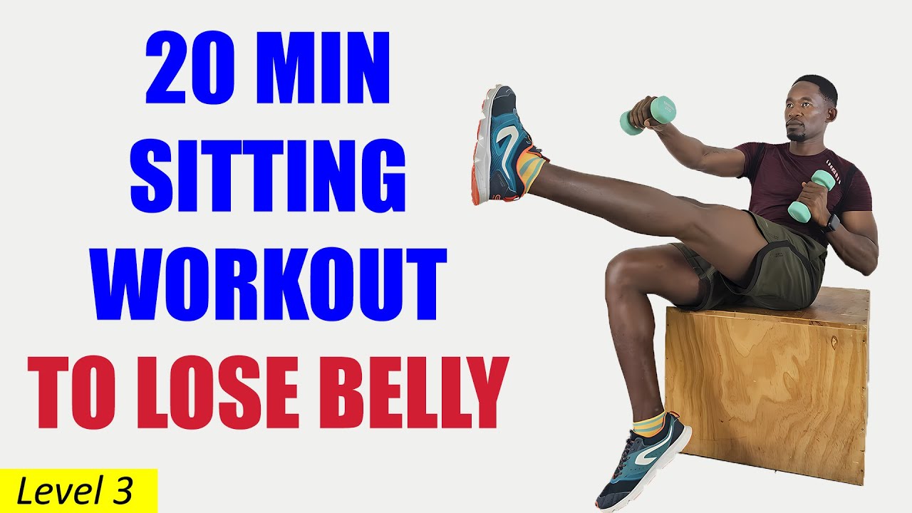 🔥20 Min Sitting At Home Workout for Losing Belly Fat Fast🔥 2KG ...