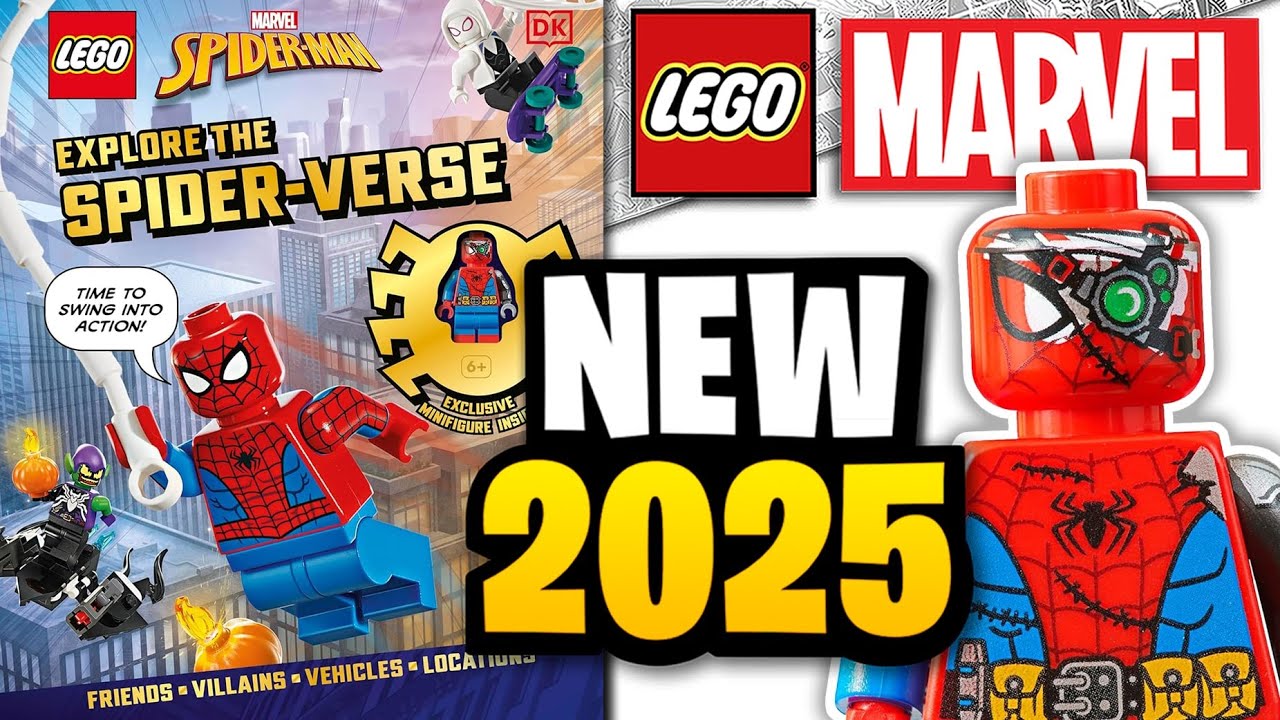 LEGO Marvel Cyborg Spider-Man EXCLUSIVE Spider-Verse Minifigure ...