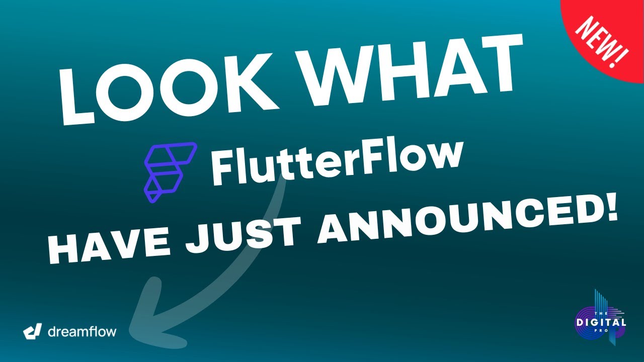 🔥 HOT 🔥 #FlutterFlow has just announced a NEW App! - DreamFlow - YouTube