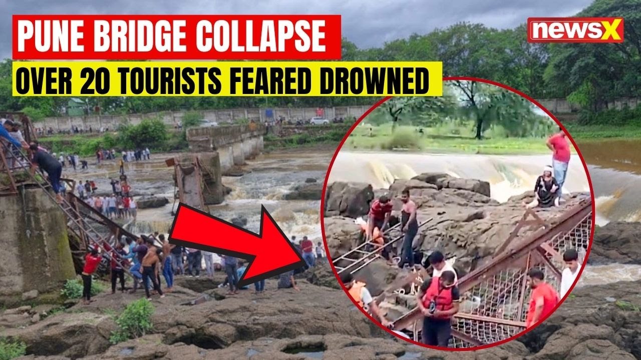 Pune Bridge Collapse: Six Killed, Over 20 Swept Away After Bridge ...