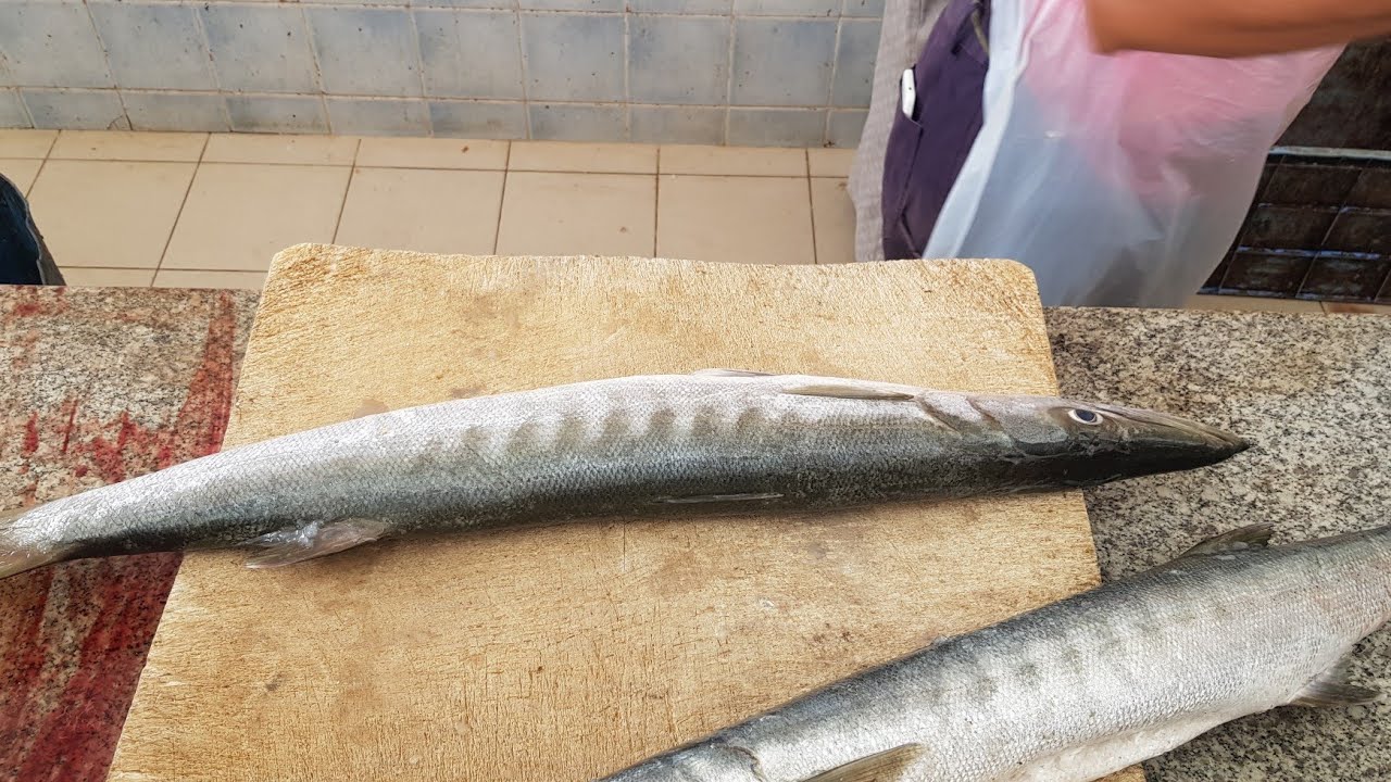 Barracuda Fish Cutting Slice by Slice। Trevally Fish Cutting। Smart ...