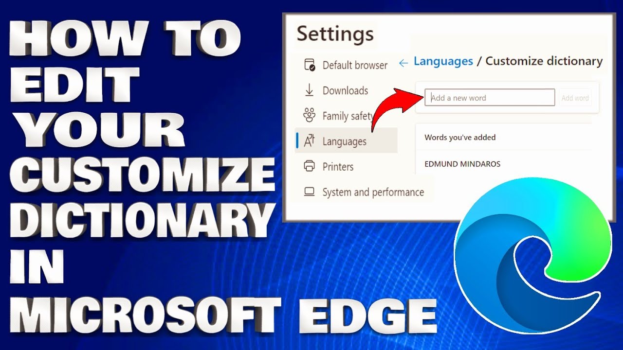 How To Edit Your Customize Dictionary In Microsoft Edge Guide YouTube how-to-edit-your-customize-dictionary-in-microsoft-edge-guide-youtube