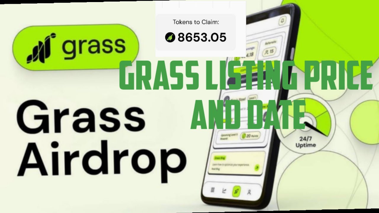 $Grass Airdrop Token Clain - Listing price and date - YouTube