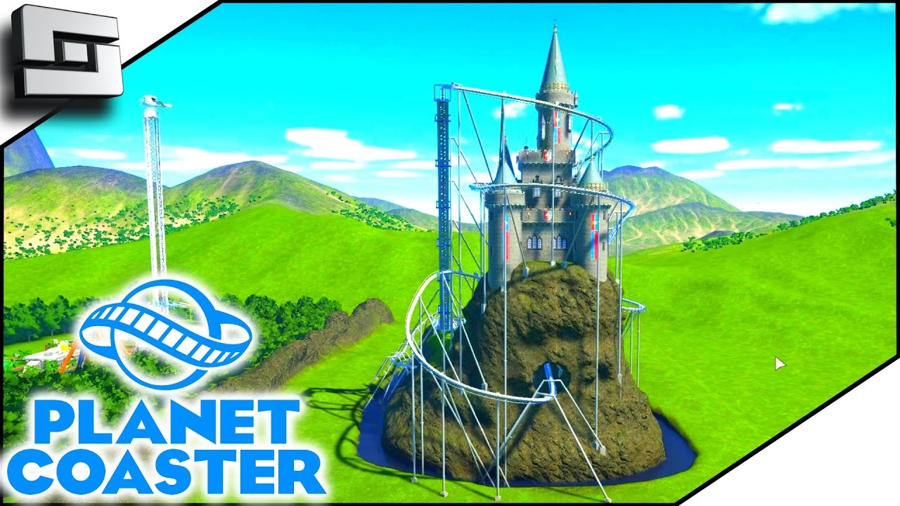 CASTLE COASTER! - Planet Coaster Gameplay #10 | Sl1pg8r - YouTube