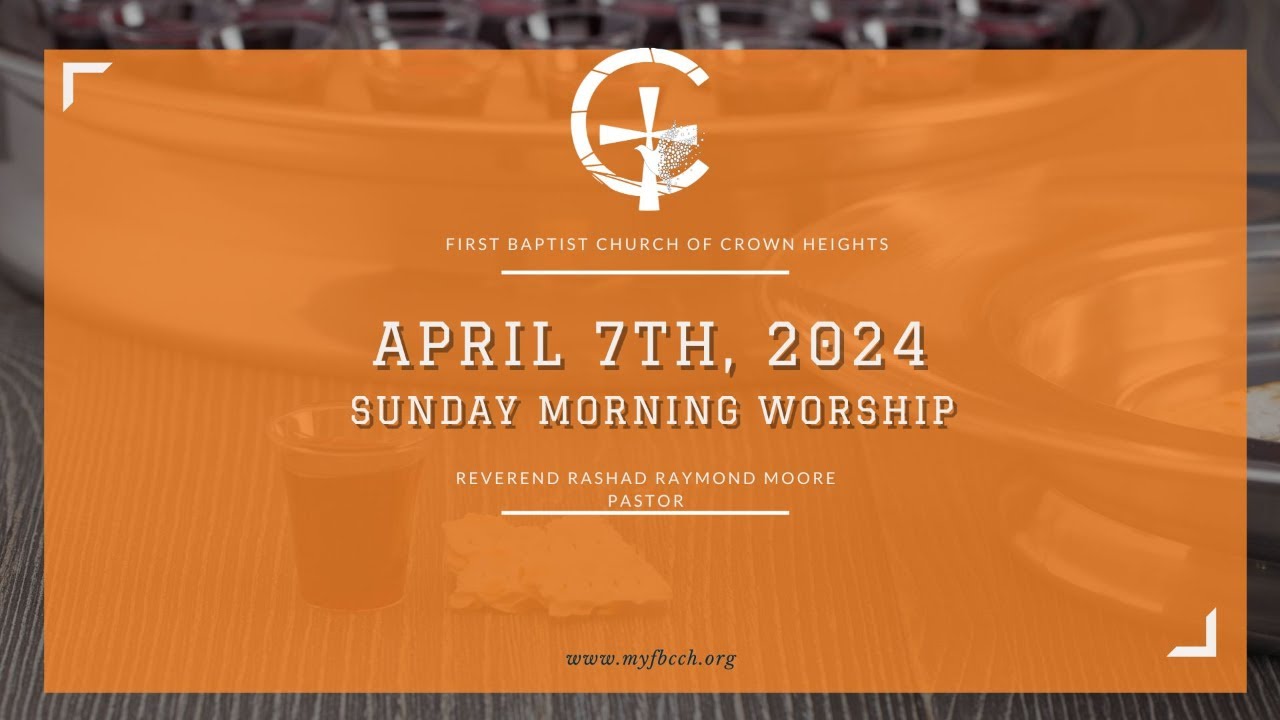 April 7th, 2024: Communion Sunday - YouTube