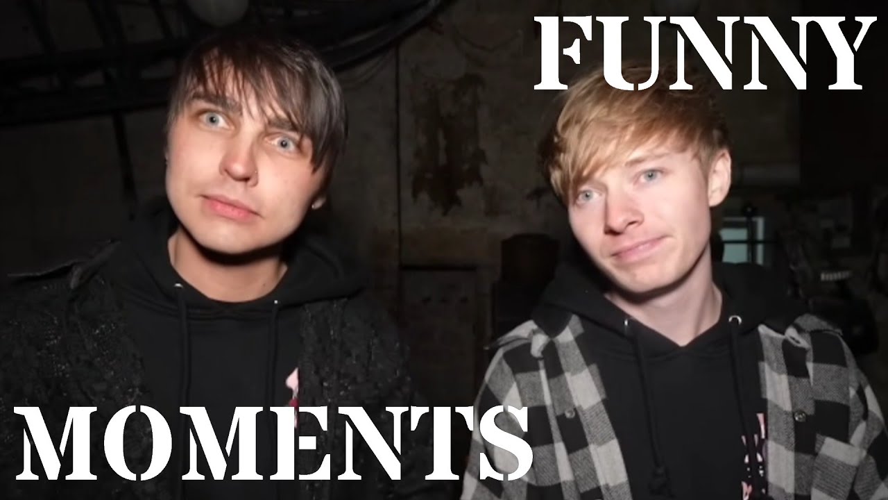 Sam and Colby Funny Moments | Chillingham Castle - YouTube